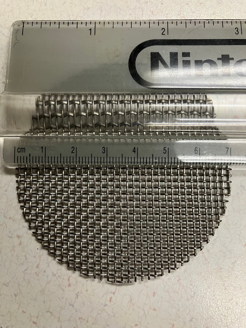 20 Stainless Steel Wire Mesh Circles 2 3/4” Debris Filter Tweeter Cover ...