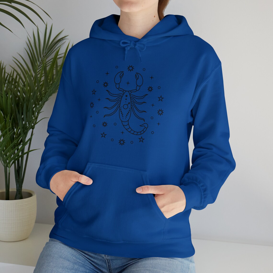 Zodiac Scorpio Sign Hoodie Scorpion Pullover Jacket Sweatshirt NEW ...