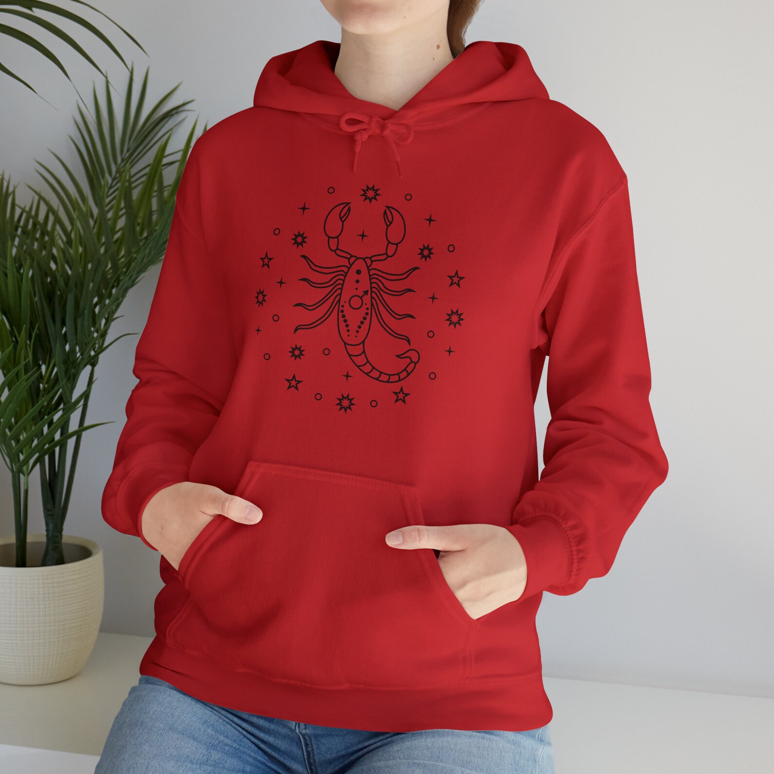 Zodiac Scorpio Sign Hoodie Scorpion Pullover Jacket Sweatshirt NEW ...