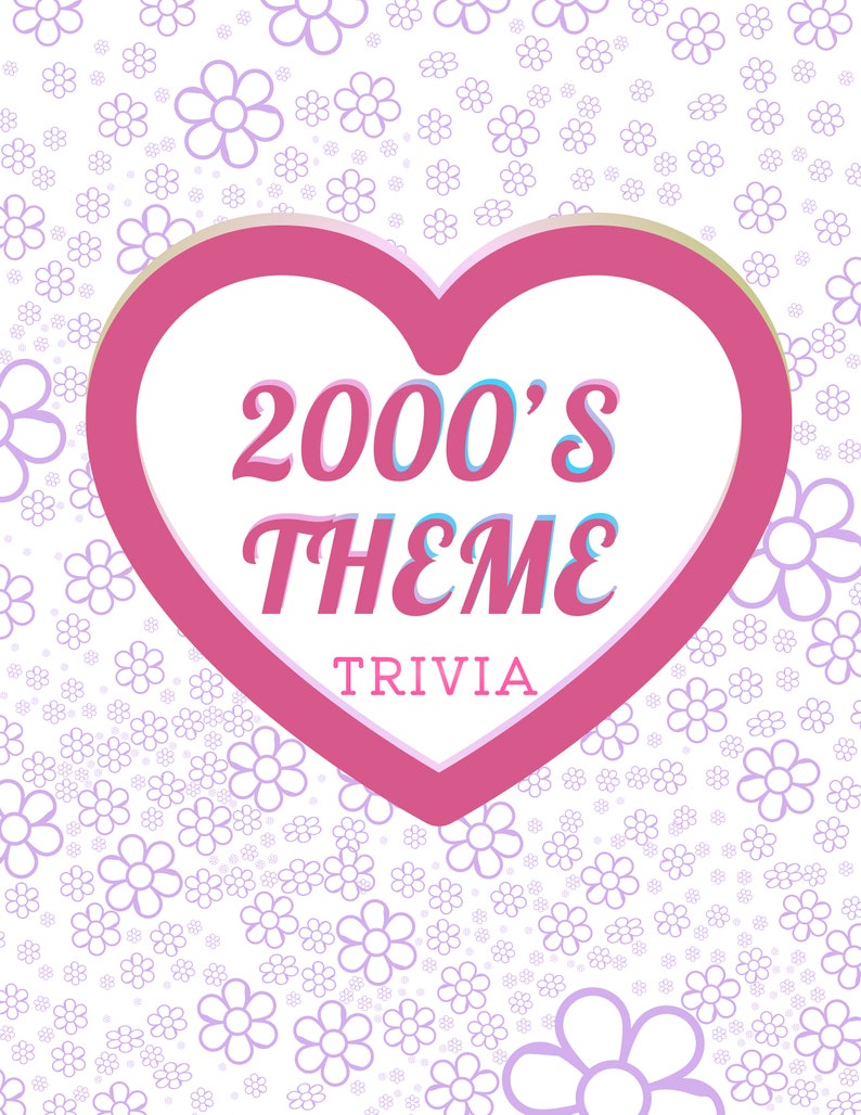 Printable Trivia 2000's Game 30 Y2K Questions for You and the Girls to ...