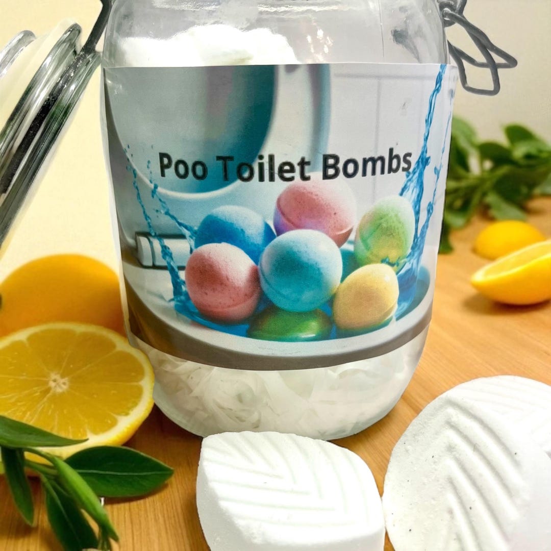 Fizzy Toilet Bombs Natural Eco Toilet Cleaner Chemical Free Clean ...