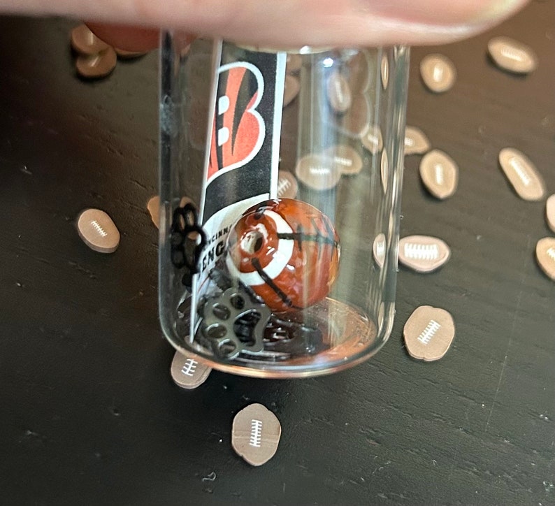 Tiny Bottle Football, Confetti Paws and Cincinnati Bengal's Logo, Fan ...