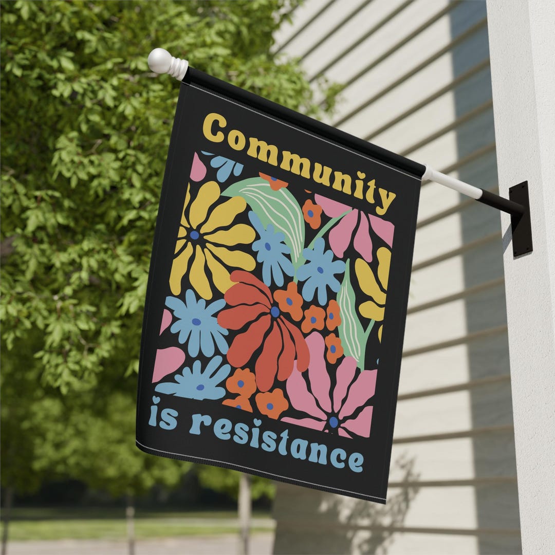 Community is Resistance House Flag/banner - Inclusive & Empowering ...