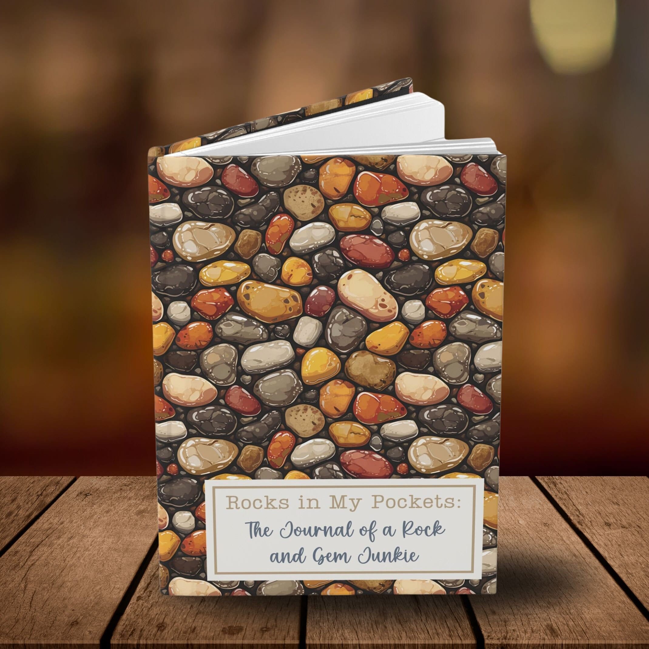 Journal for Rock Hounds Hardcover Lined Journal Gift for Geologist or ...