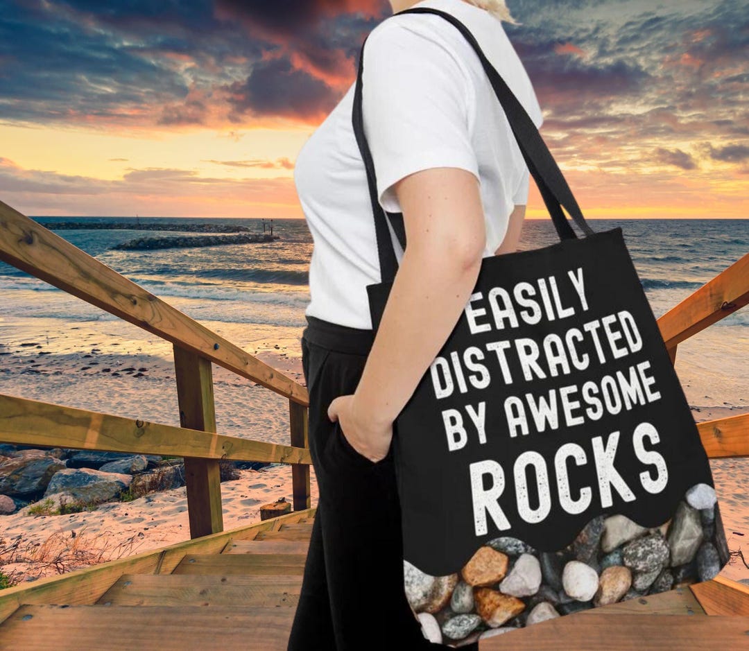 Rock Collector Bag, Rockhound Tote, Canvas Tote for Rock Collectors ...