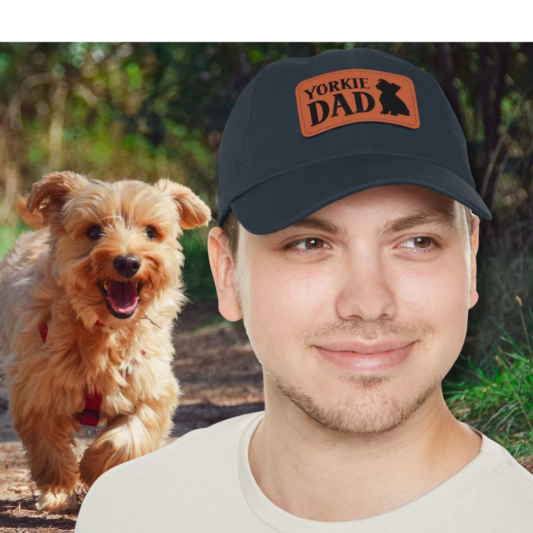 Yorkie Dad Hat, Gift for Yorkshire Terrier Dad Baseball Cap, Dog Dad ...
