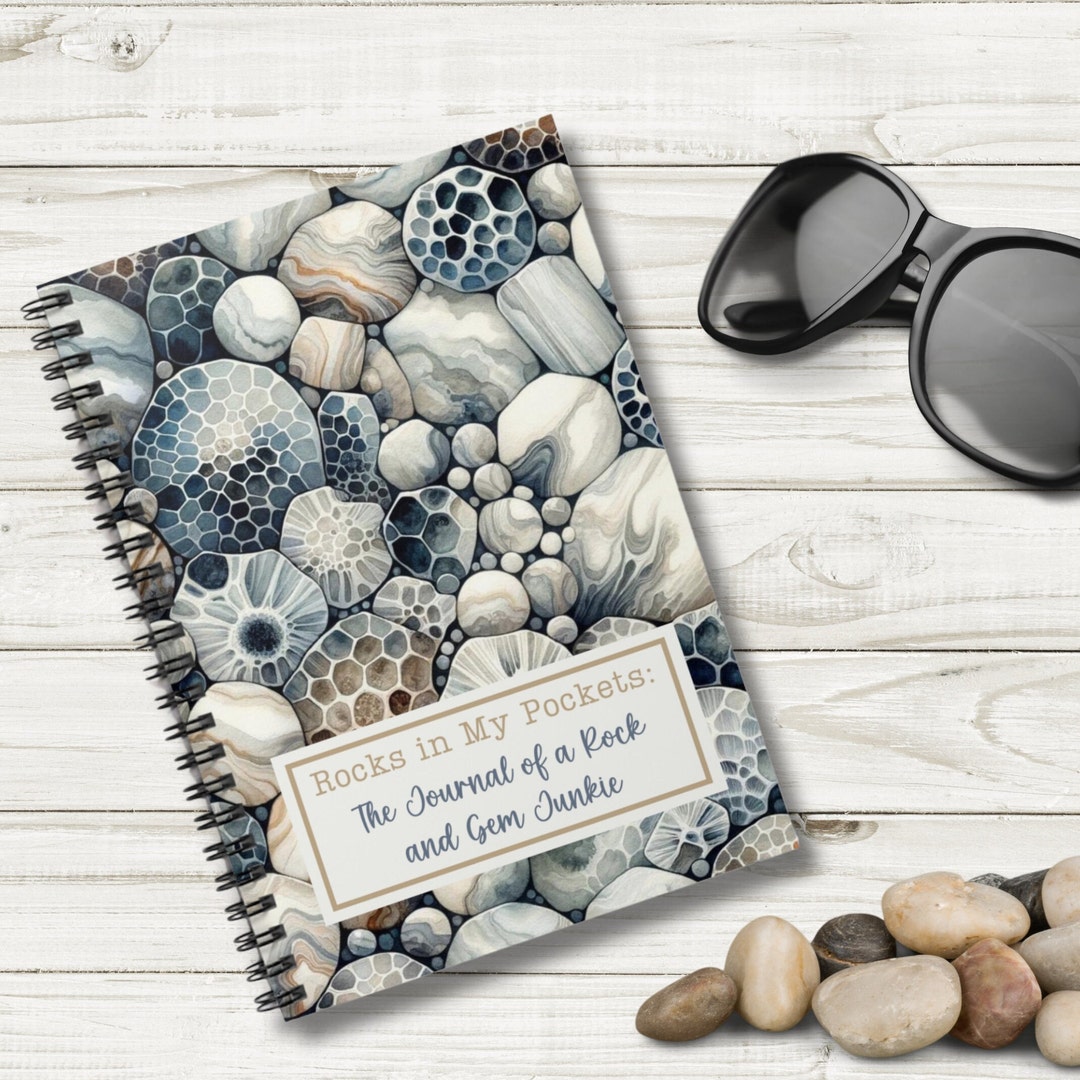 Rockhound Journal Notebook Rock and Gem Junkie Spiral Notebook 'rocks ...