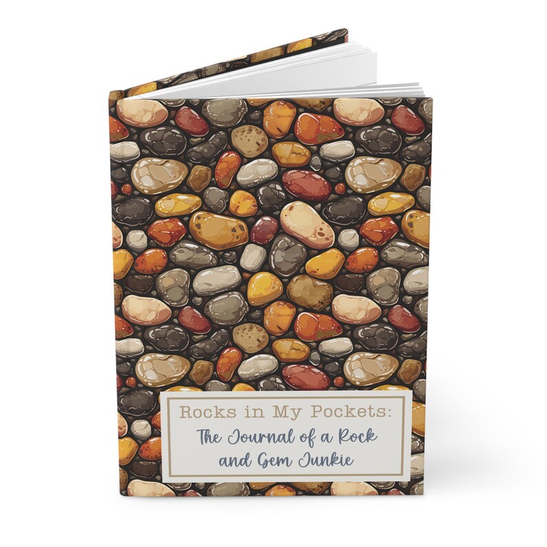 Journal for Rock Hounds Hardcover Lined Journal Gift for Geologist or ...
