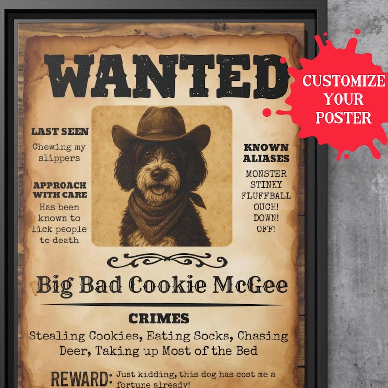 Funny Wanted Posters - Etsy