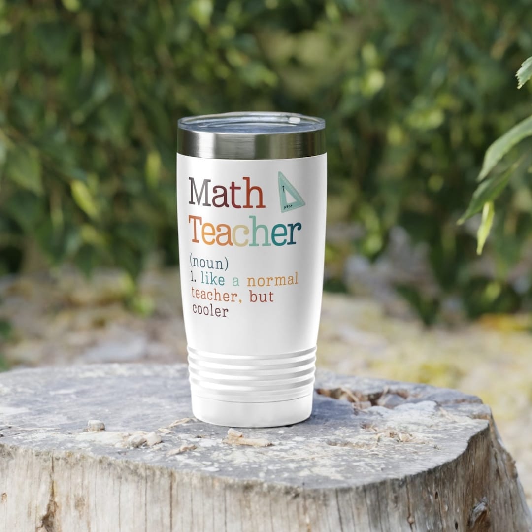 Math Teacher Like a Normal Teacher but Cooler Ringneck - Etsy