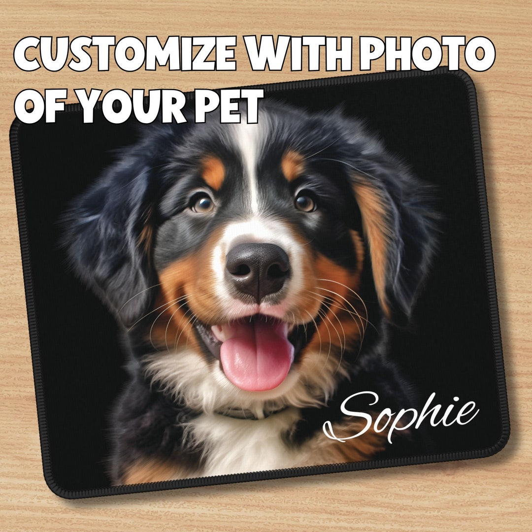 Custom Dog Mouse Pad Custom Mouse Pad Personalized Dog Mousepad Custom ...