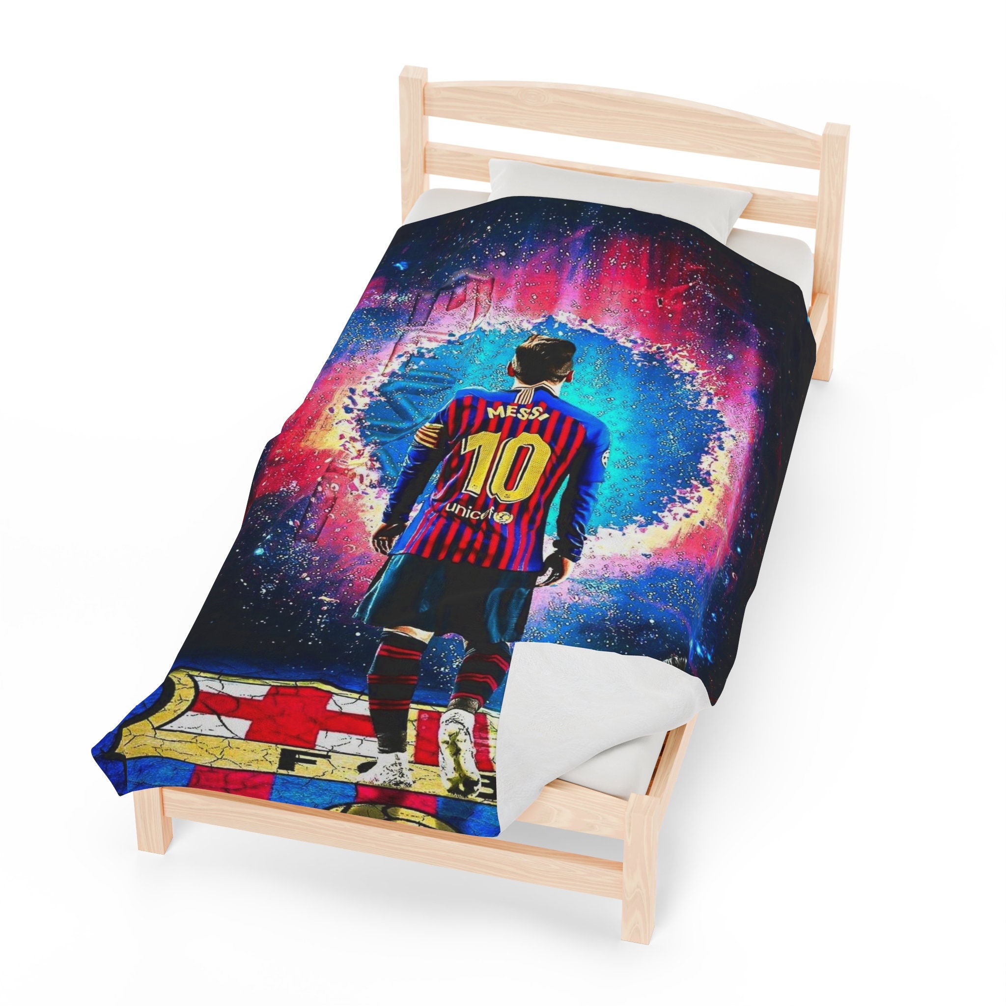 Lionel Messi Plush Blanket, Football, Soccer Blanket sold by Ordinary ...