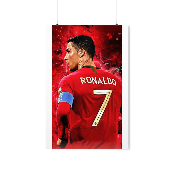 Cristiano Ronaldo Canvas - Etsy