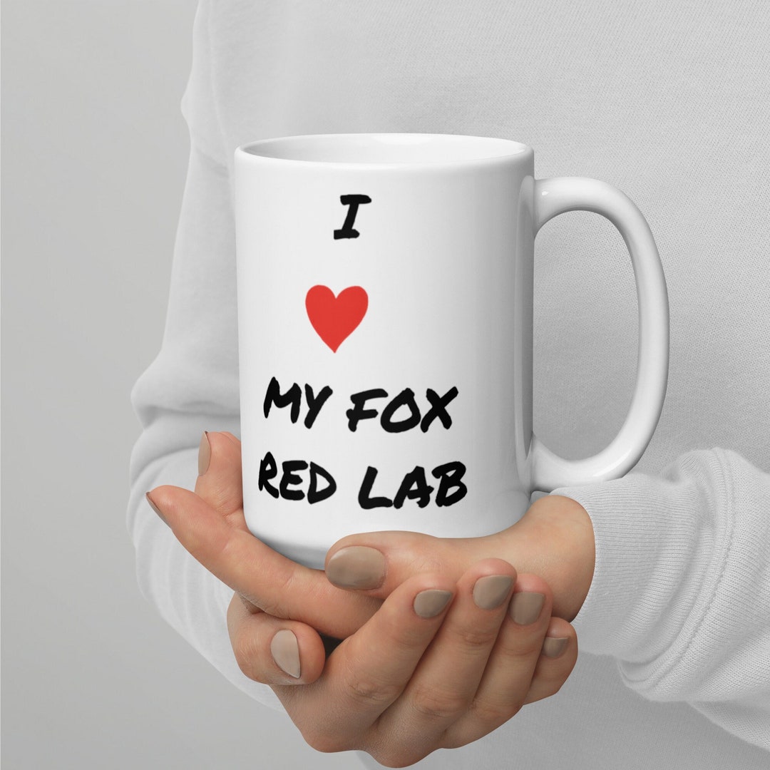 Fox Red Lab Mug, Fox Red Lab Themed Mug, Mug for Fox Red Lab Lover - Etsy