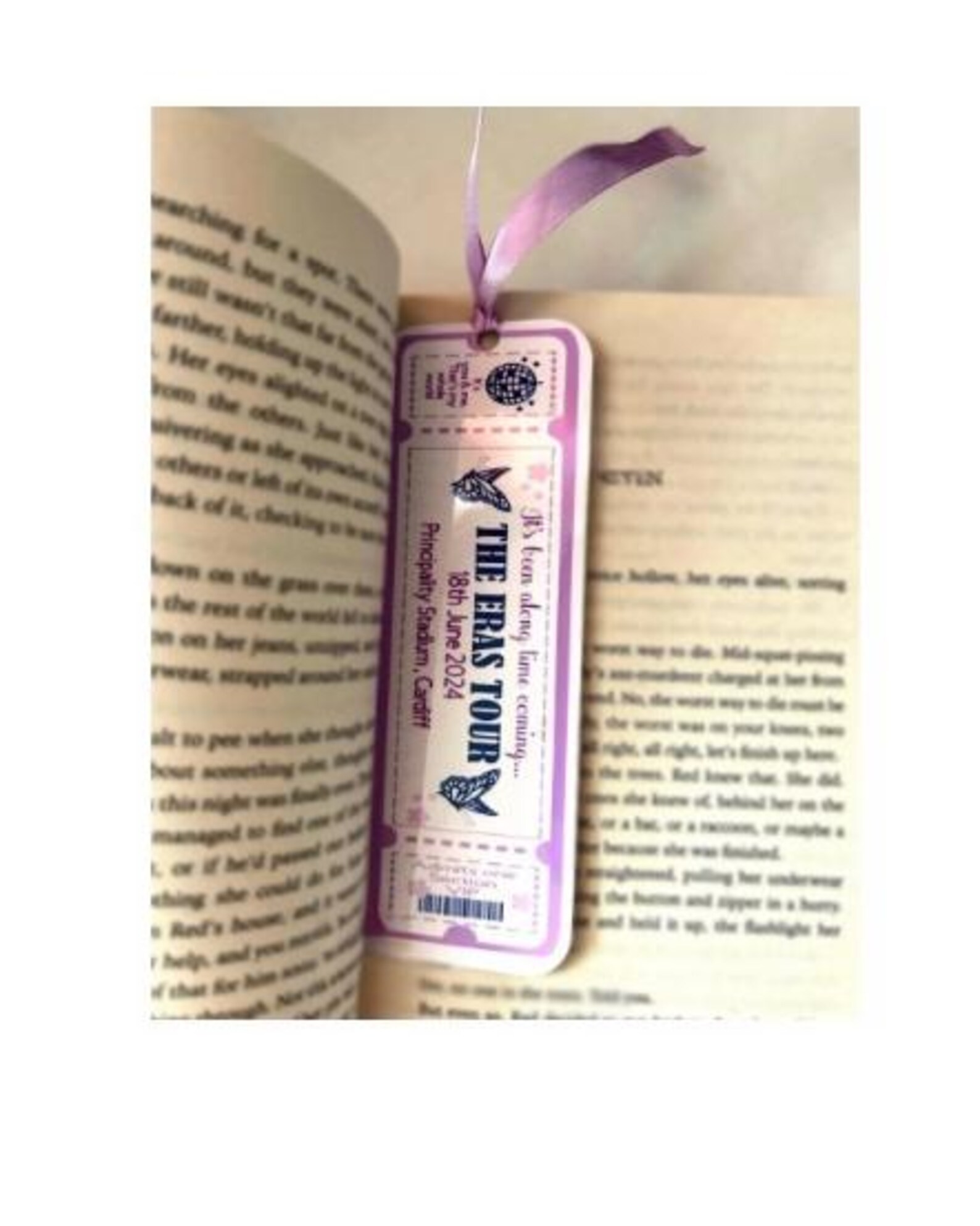 Era Tour Concert Ticket Design Bookmark - Etsy UK