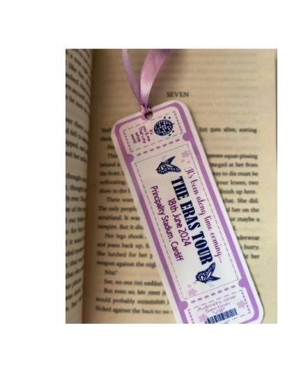 Era Tour Concert Ticket Design Bookmark - Etsy UK
