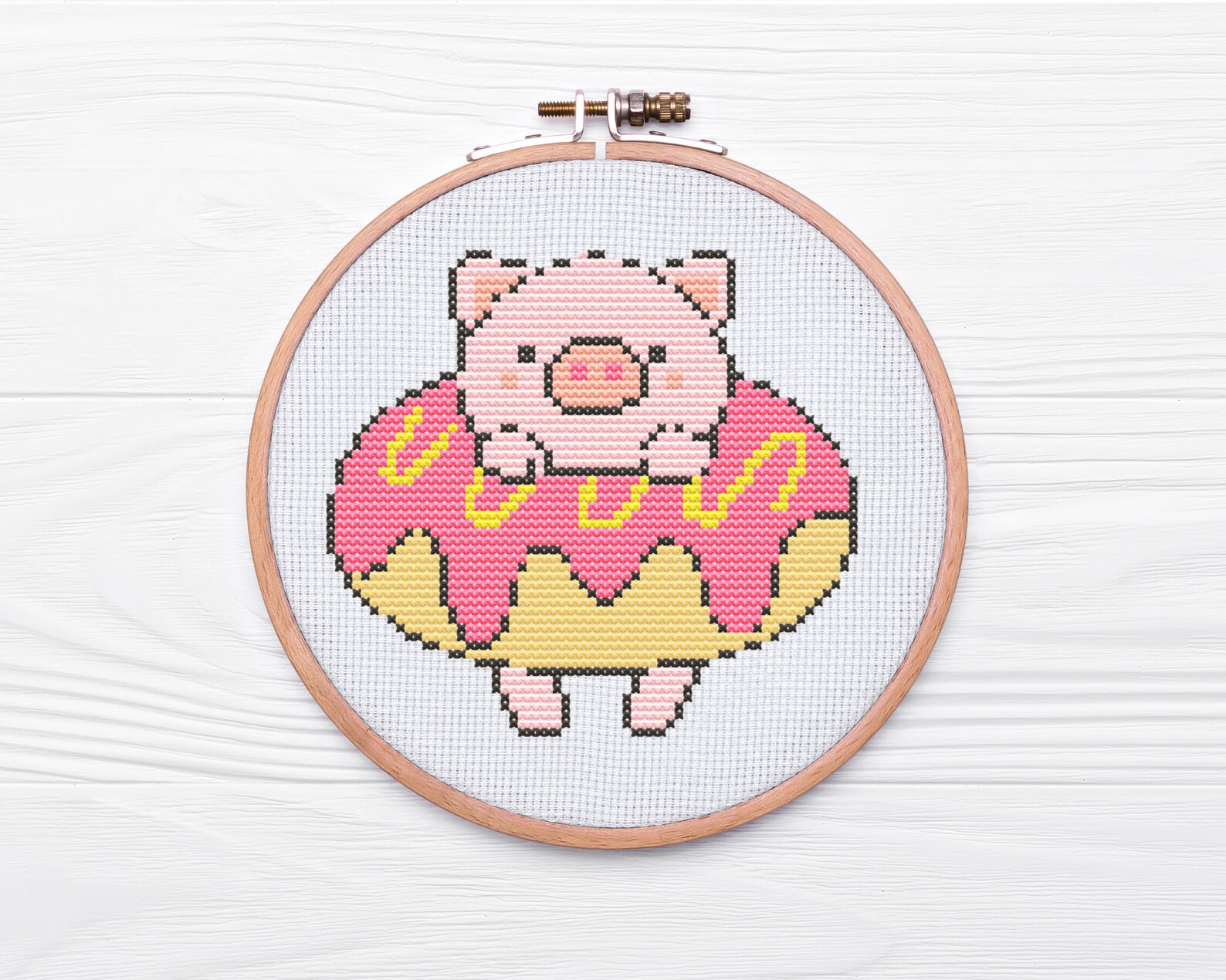 Funny Pig Cross Stitch Pattern Pdf - Etsy