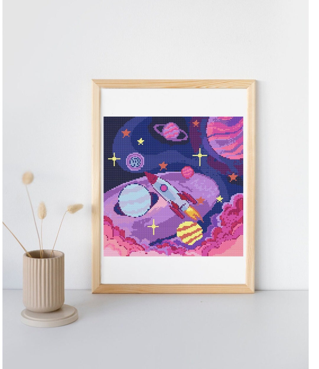 Space Cross Stitch Pattern PDF - Etsy