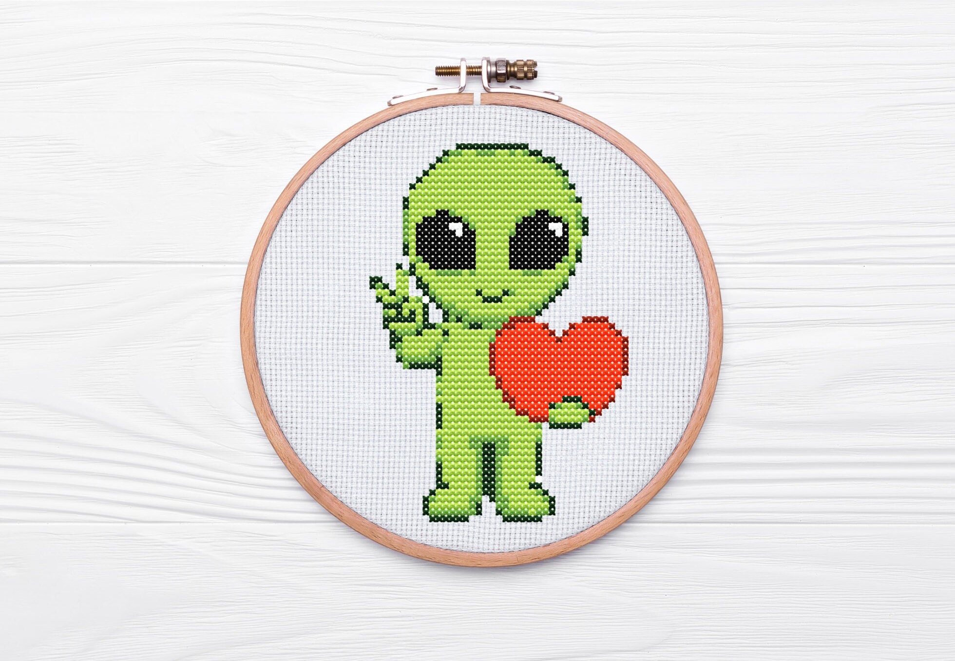 Cute Alien Cross Stitch PDF Pattern - Etsy