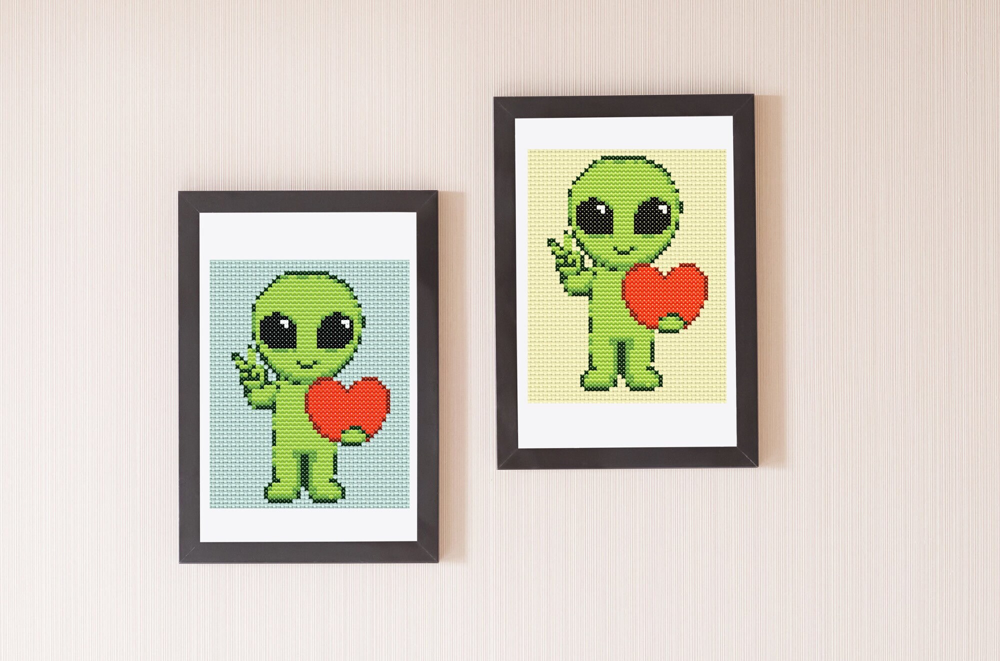 Cute Alien Cross Stitch PDF Pattern - Etsy
