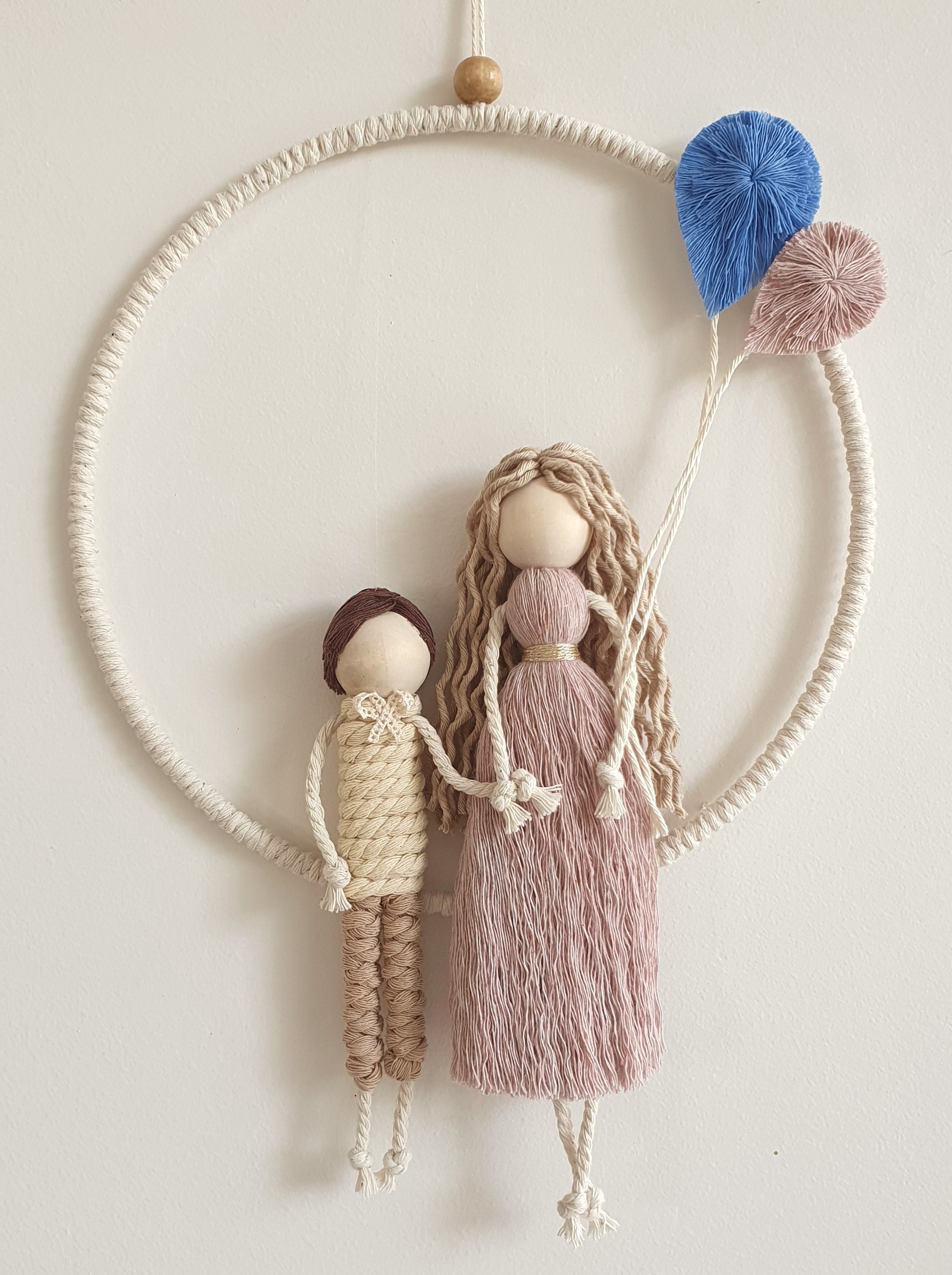 Macrame Doll - Etsy UK