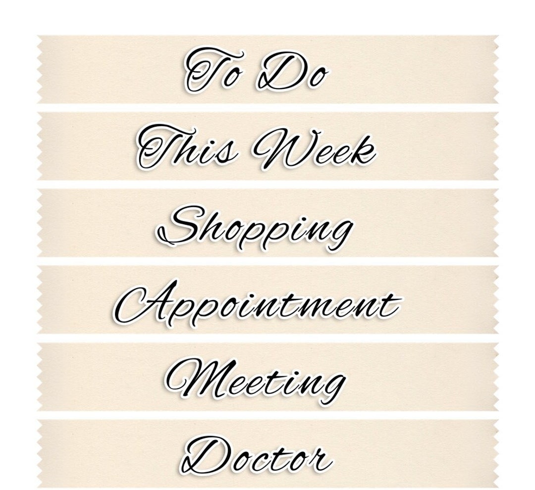 Digital Action Word Stickers - Etsy