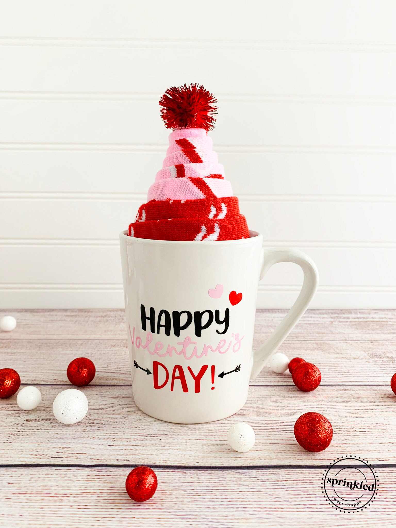 Valentine's Coffee Mug Gift: Fuzzy Socks Sundae for Her - Etsy