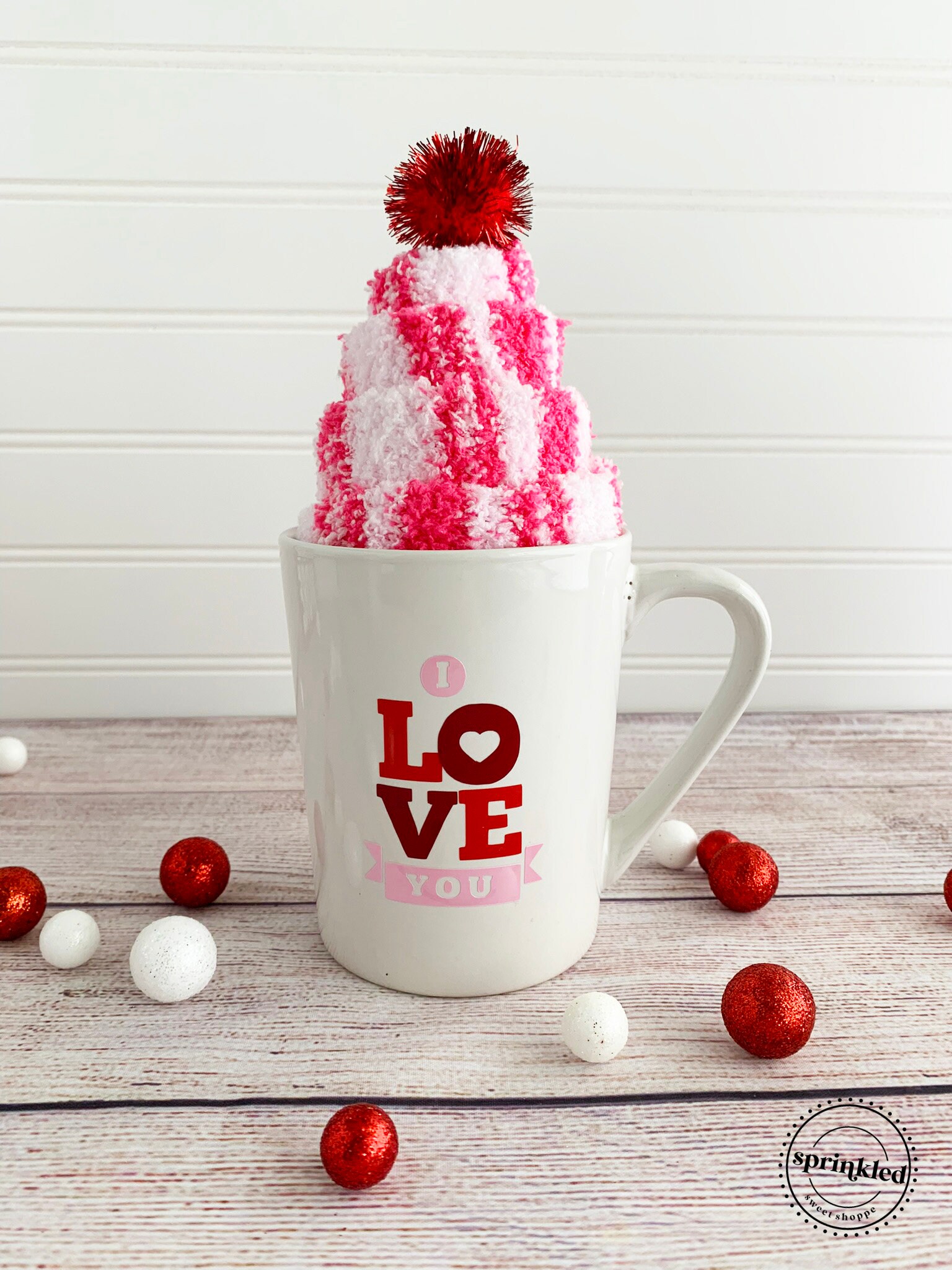 Valentine's Coffee Mug Gift: Fuzzy Socks Sundae for Her - Etsy
