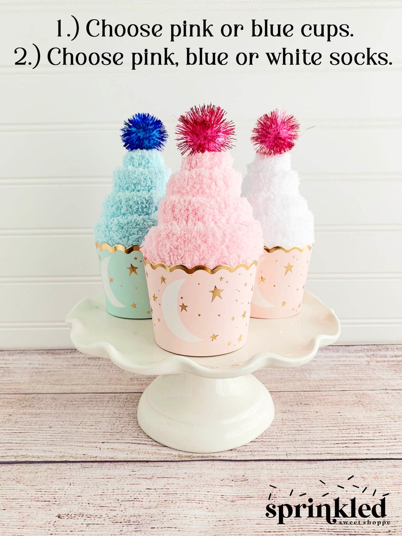 Baby Shower Prize for Games, Baby Girl Shower Party Favors, Fuzzy Sock ...