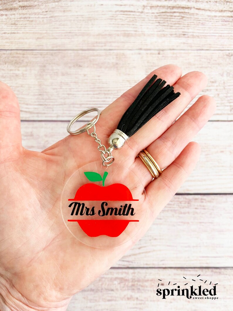 Last Day of School Surprise: Personalized Keychain for Appreciation ...