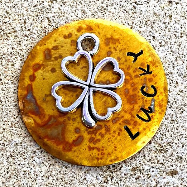 Clover Dog Tag - Etsy