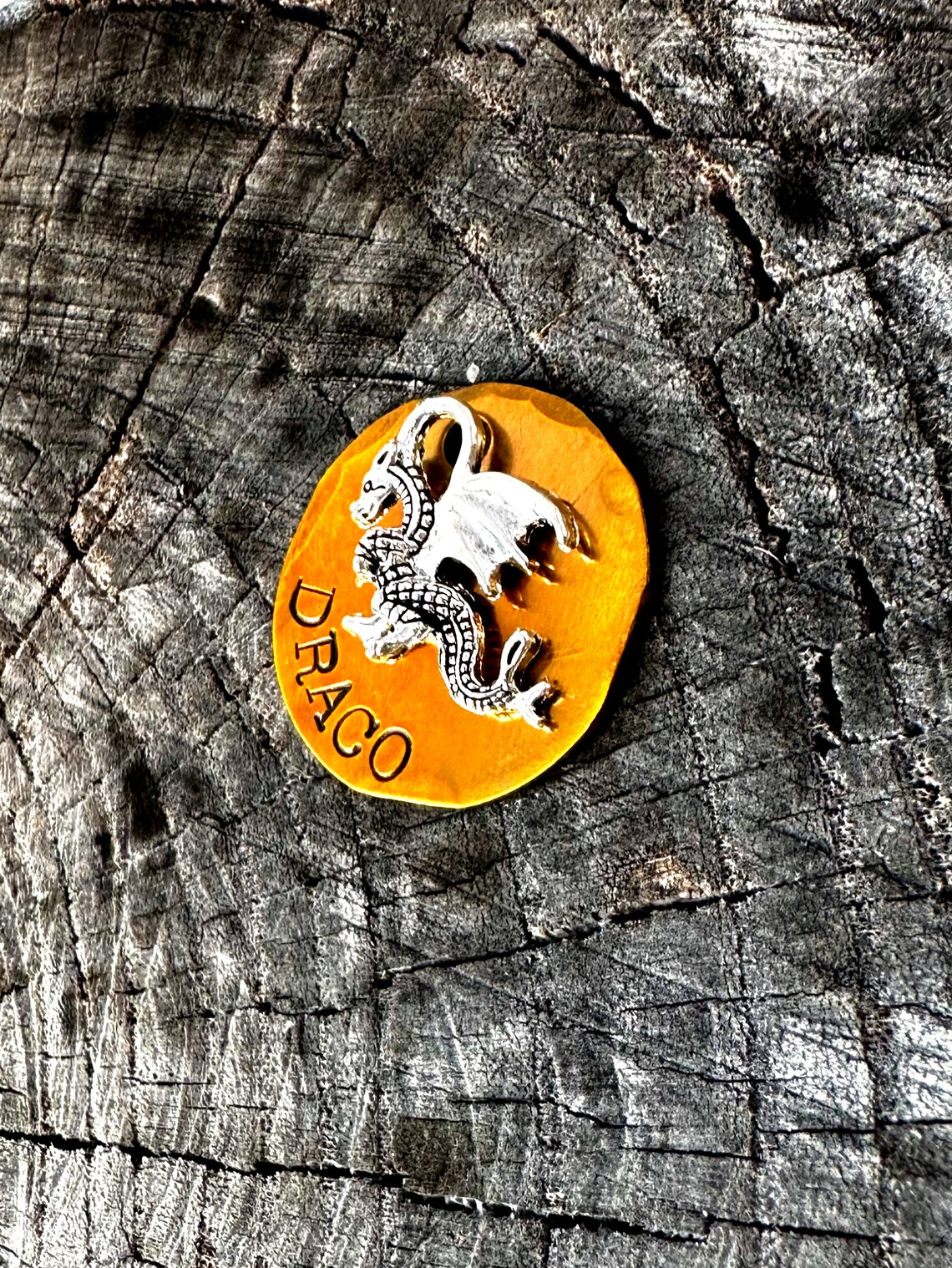 Draco Dog Tag Draco Pet Tag Dragon Pet Tag Fiery Dog Tag - Etsy