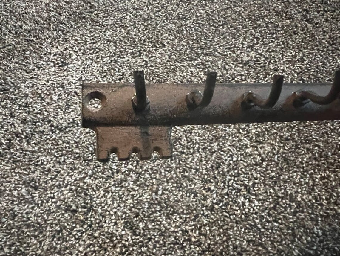 Vintage Cast Iron Key Rack With Hooks - Etsy