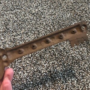 Vintage Cast Iron Key Rack With Hooks - Etsy