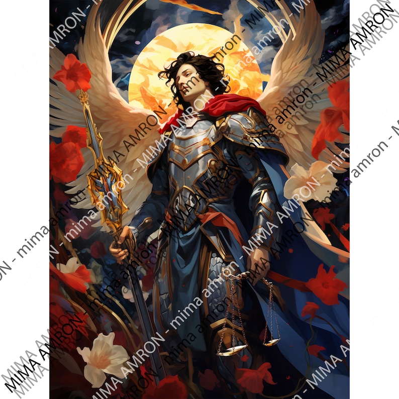 The Archangel Triptych - Digital Art Download - Catholic Inspiration ...