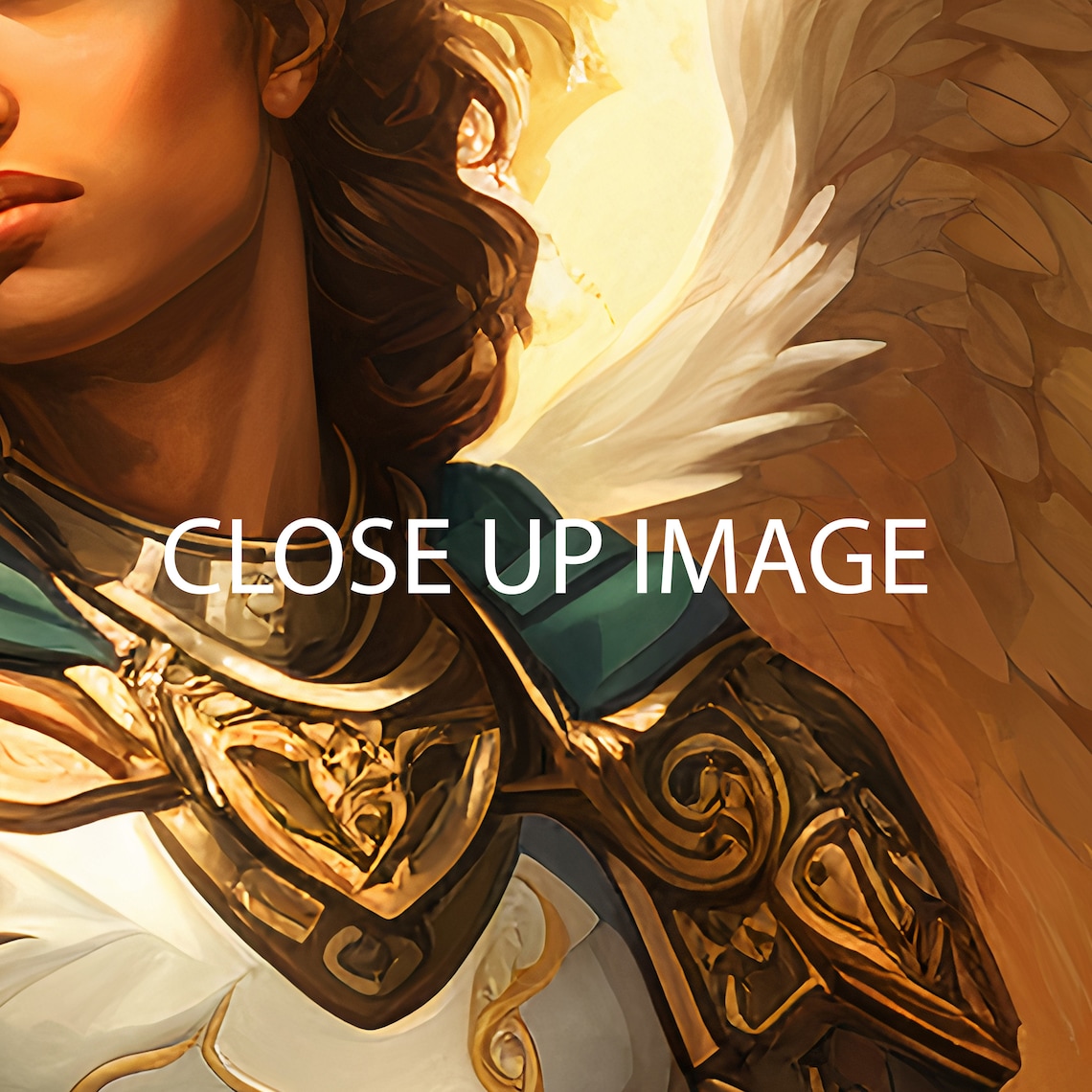 Archangel Raphael - the Warrior of Men - Digital Art Download ...