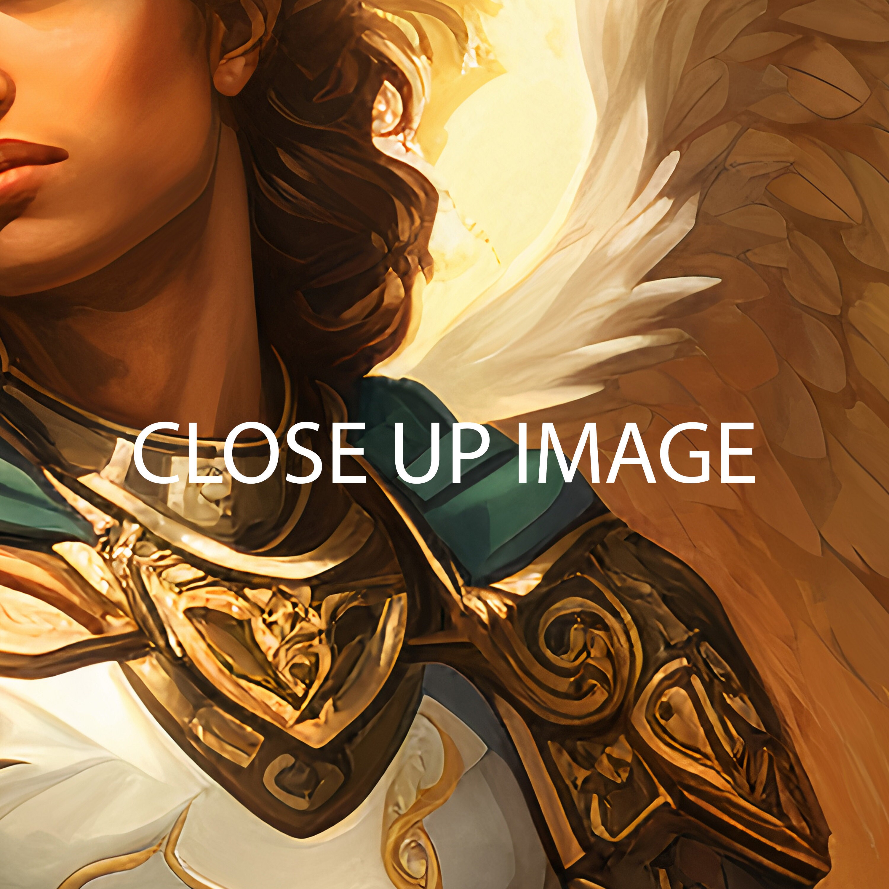 Archangel Raphael - the Warrior of Men - Digital Art Download ...