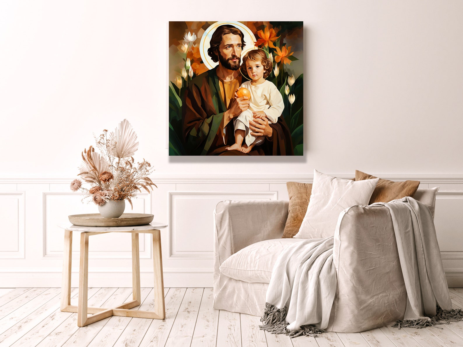 Saint Joseph - Art Digital Download - Catholic Inspiration - St. Joseph ...