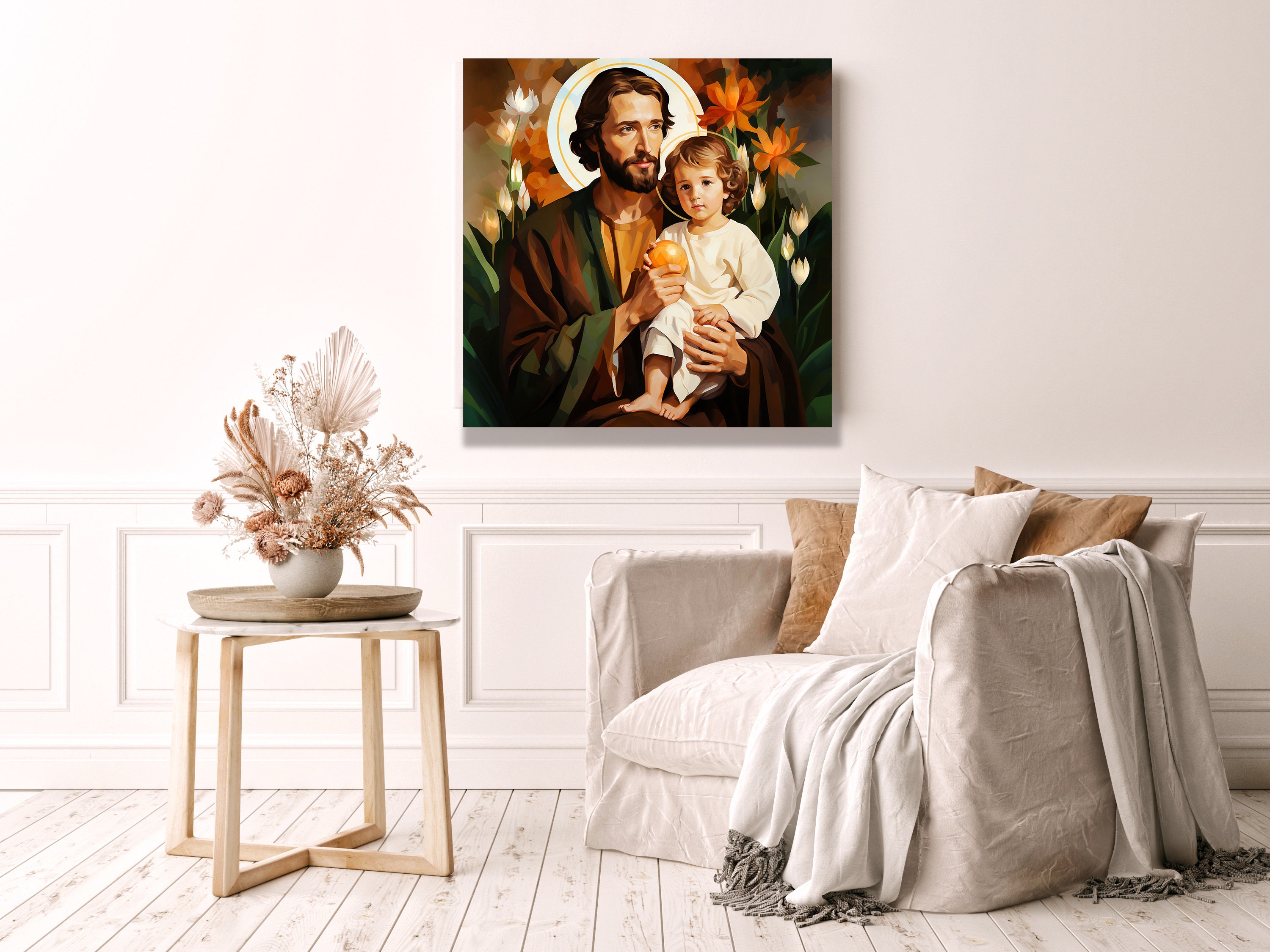 Saint Joseph - Art Digital Download - Catholic Inspiration - St. Joseph ...