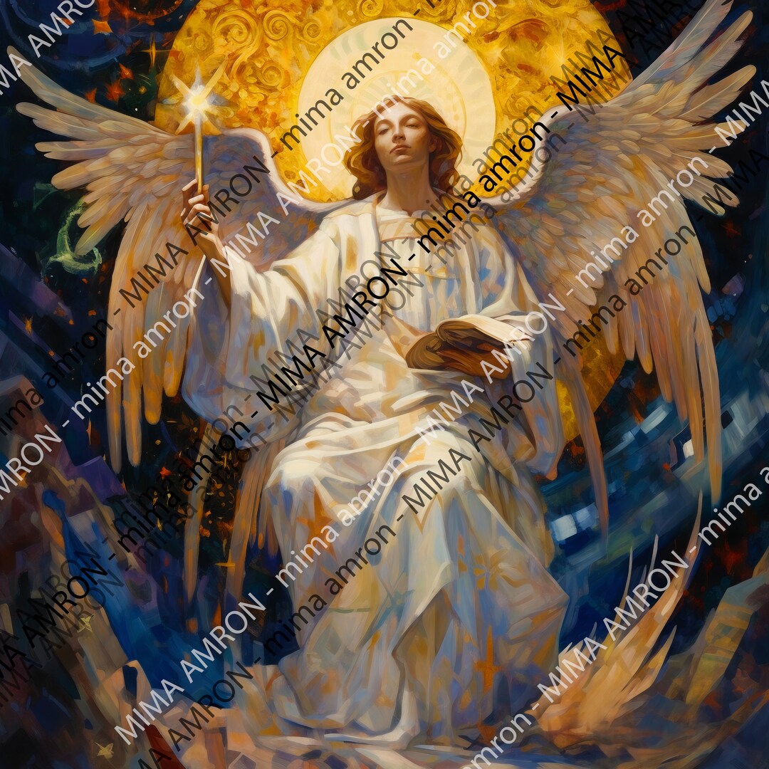 Angel 3 - the Light of Knowledge - Digital Art Download - Catholic ...