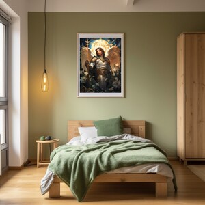 Archangel Raphael - the Warrior of Men - Digital Art Download ...