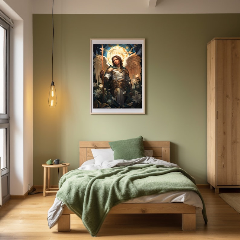Archangel Raphael - the Warrior of Men - Digital Art Download ...