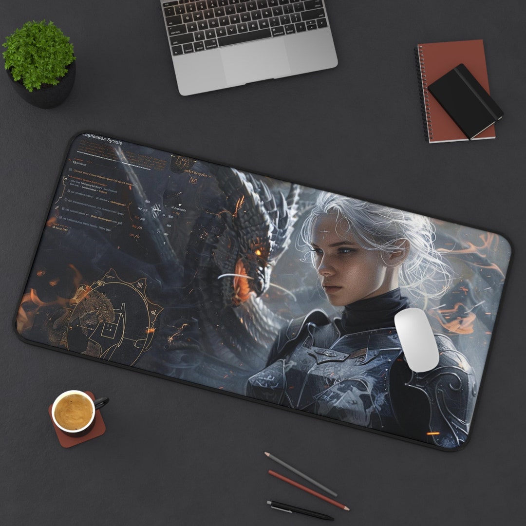 Dungeons and Dragons Dragon Tamer Gaming Desk Mat, Gaming Mouse Pad ...