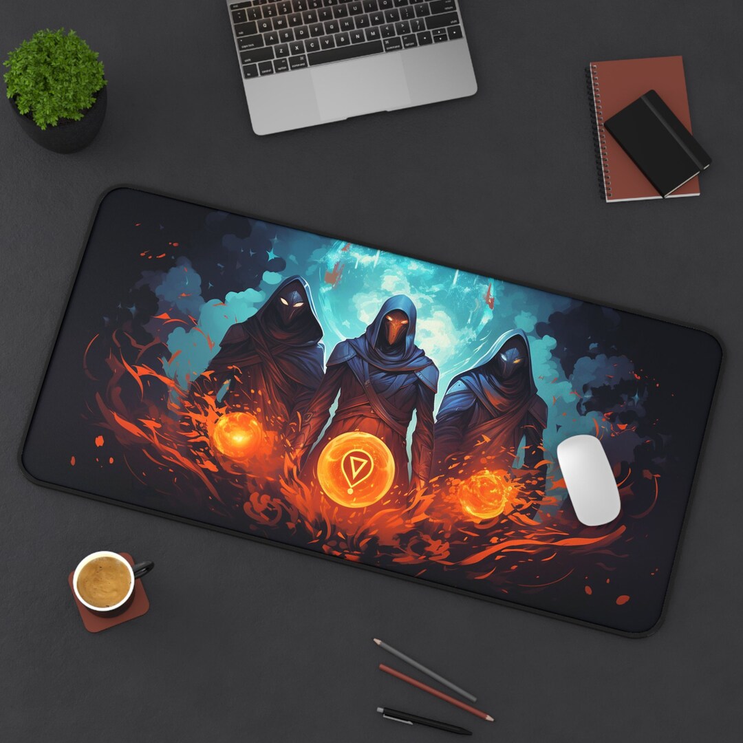 Dungeons and Dragons Shadow Council Gaming Desk Mat, Gaming Mouse Pad ...