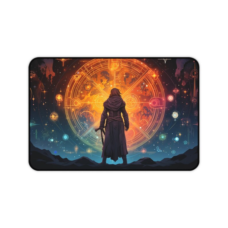 Dungeons and Dragons Starry Realms Gaming Desk Mat Gaming - Etsy