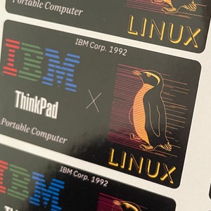 IBM Thinkpad X Linux Retro Sticker [ricing] - Etsy