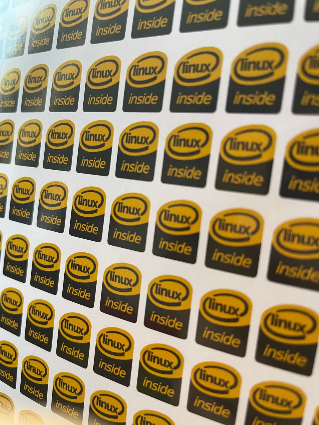 Linux Inside - Sticker [x3] [ricing] - Etsy