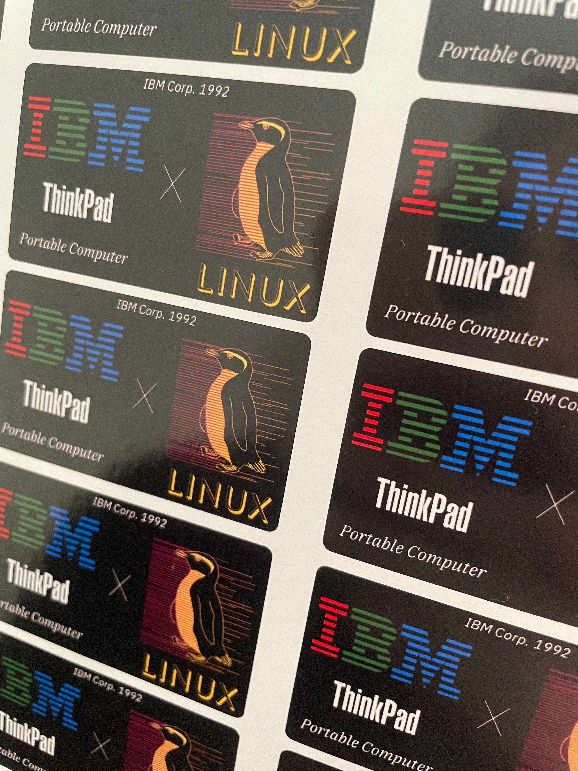 IBM Thinkpad X Linux Retro Sticker [ricing] - Etsy