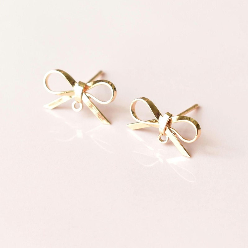 Bow Findings Stainless - Etsy UK