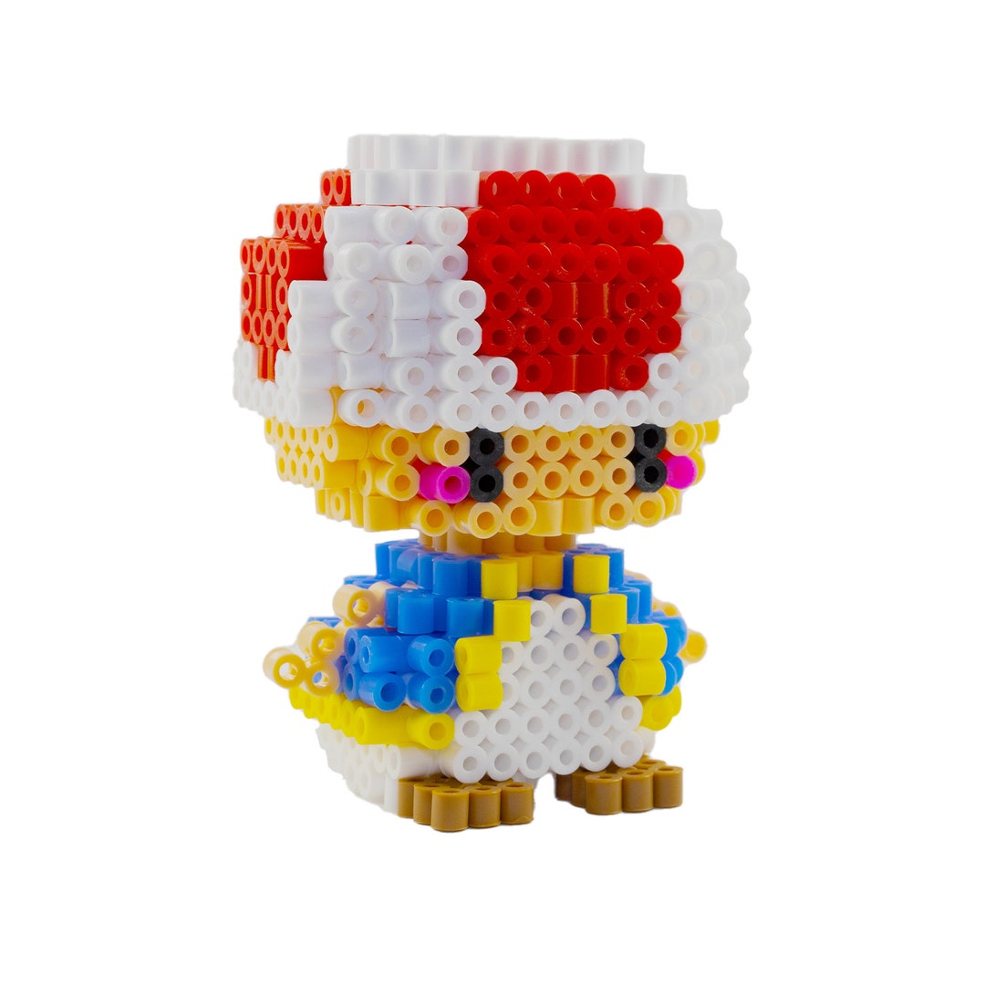 Toad 3D Perler Figurine - Etsy